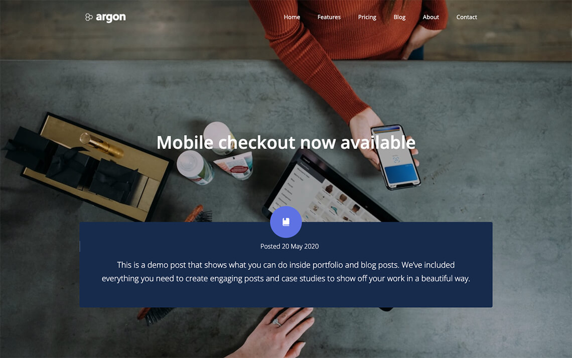 Argon – Bootstrap design system Jekyll theme – Jekyll Themes