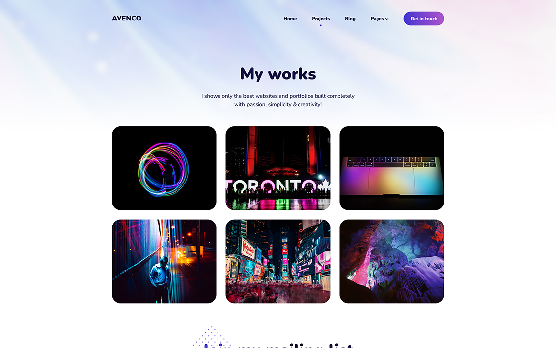 Avenco – Creative portfolio theme for Jekyll – Jekyll Themes Avenco – Creative portfolio theme for Jekyll – Jekyll Themes