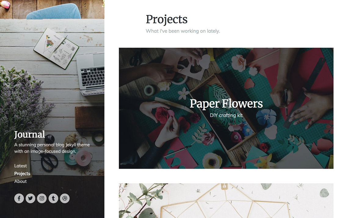 Journal – A stunning personal website/blog theme – Jekyll Themes Journal – A stunning personal website/blog theme – Jekyll Themes