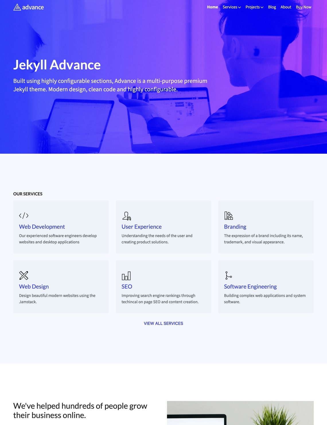 Advance – A premium, multi-purpose theme – Jekyll Themes