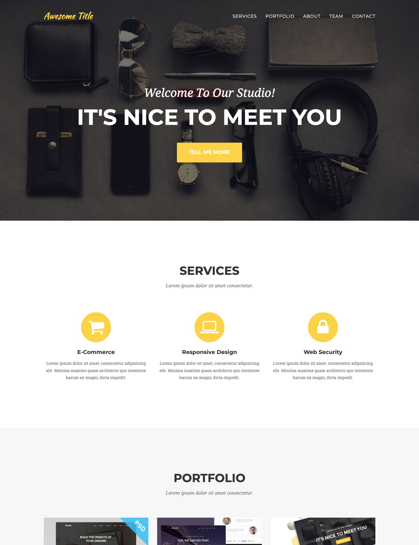 Agency – A landing page and portfolio theme – Jekyll Themes Agency – A landing page and portfolio theme – Jekyll Themes