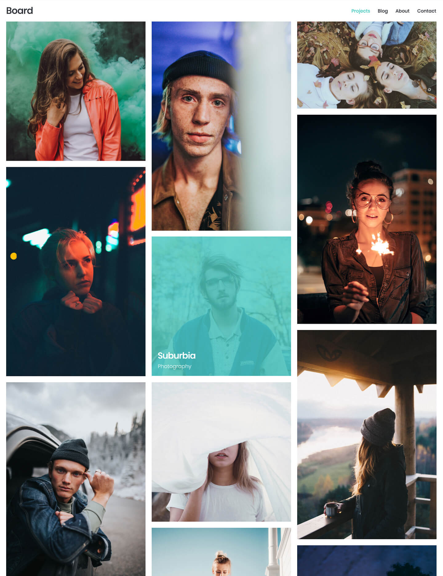 Board A Stylish Masonry Grid Jekyll Theme Jekyll Themes 