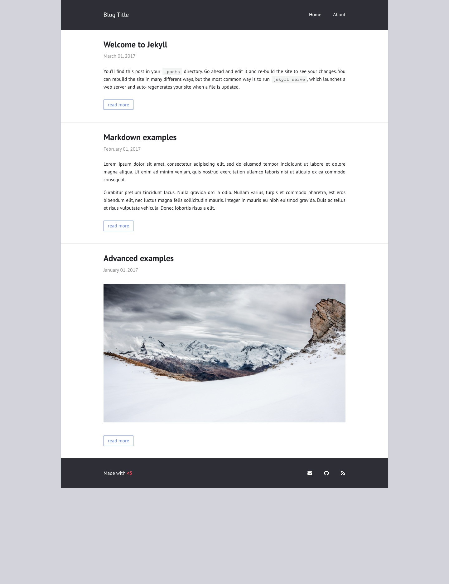 Contrast – A simple blog theme – Jekyll Themes Contrast – A simple blog theme – Jekyll Themes