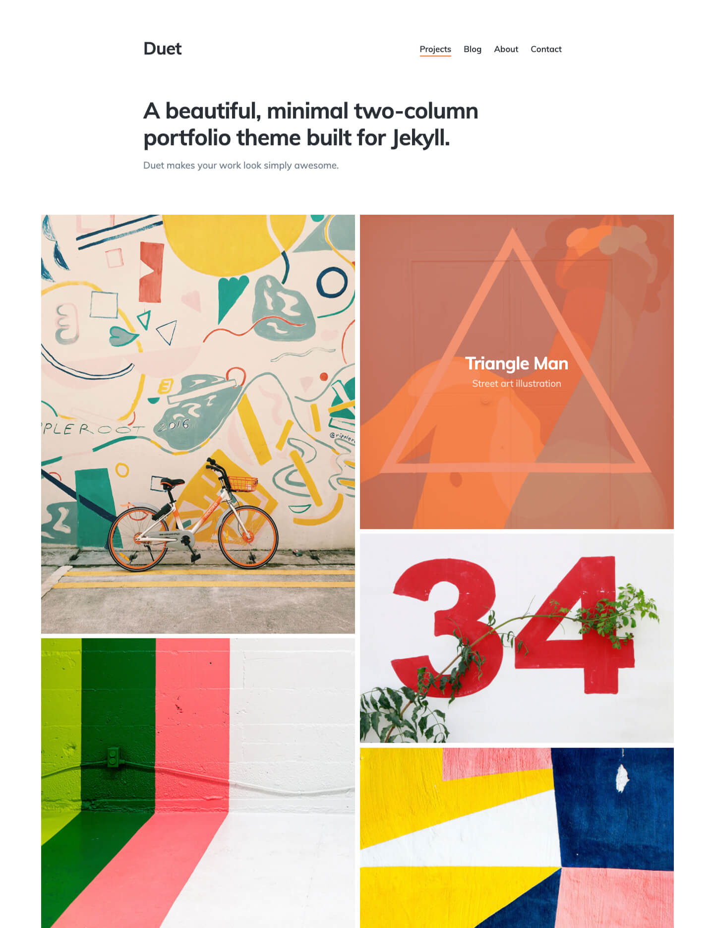 Duet – A beautiful two-column portfolio theme – Jekyll Themes Duet – A beautiful two-column portfolio theme – Jekyll Themes